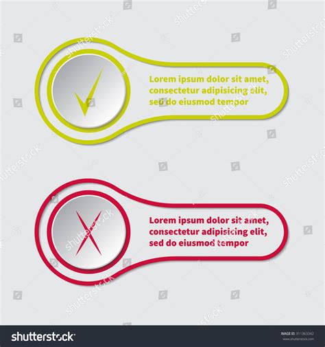 Text Box Insertion Text Check Cross vector de stock libre de regalías 311363342 Shutterstock