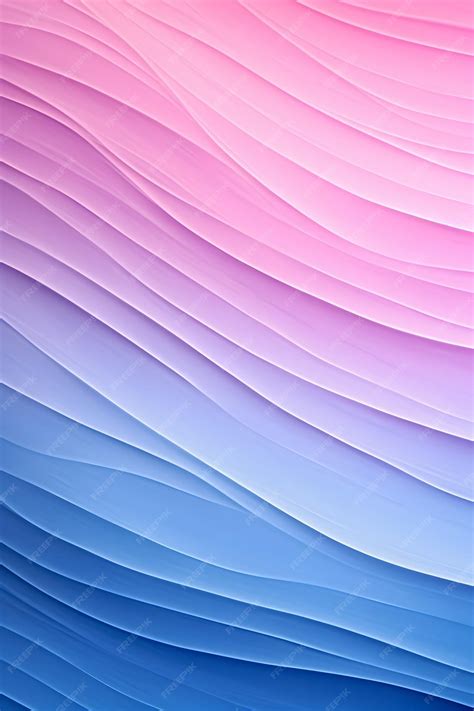 Premium Photo Abstract Pink And Blue Wavy Lines Background With Soft Gradient Effect For