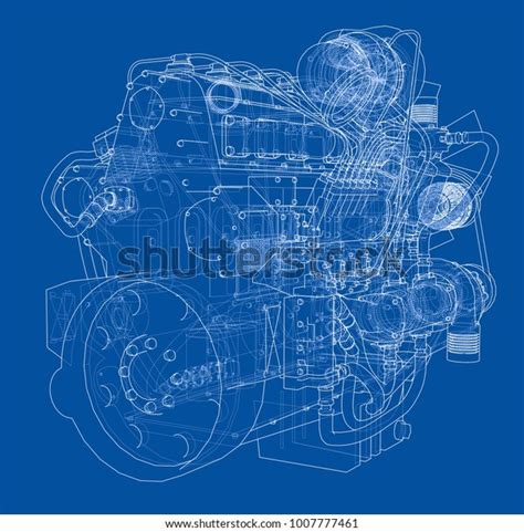 Car Engine Draw Images Stock Photos Vectors Shutterstock