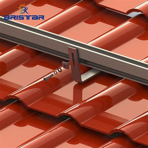 China Pv Module Mounting Racking System Solar Panel Roof Hook Bracket Suppliers Manufacturers