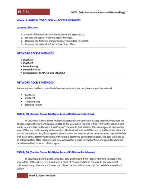 Net 1 W03 Topology And Standards Part 1 Of 3 Logical Topology V20241016