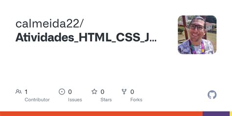 Github Calmeida Atividades Html Css Java