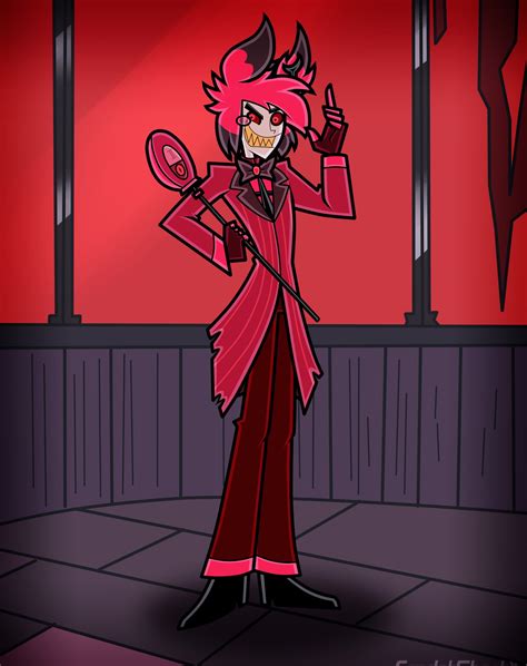 Scarletghostx Commission I Made For A Friend Alastor From Hazbin Hotel In Danny Phantom
