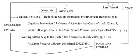 Mla Style Article From Library Database Del Mar College