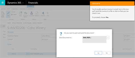 Dynamics 365 For Financials Opening Tips Invoices Carl De Souza