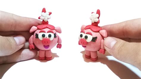 ЛЕПИМ СМЕШАРИКОВ ЛЕПИМ НЮШУ ИЗ ПЛАСТИЛИНА Smeshariki СМЕШАРИКИ Youtube