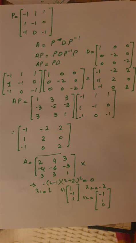 How To Diagonalize A Matrix Example Of Diagonalization Ee Vibes