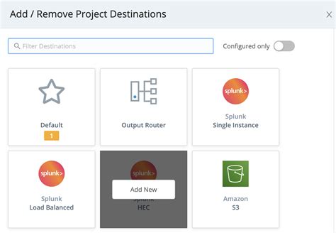 Configuring Projects Cribl Docs