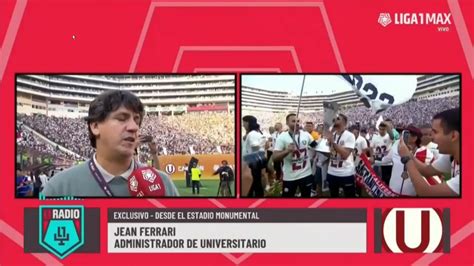 Universitario De Deportes Jean Ferrari Confirmó Cuándo Será La Noche