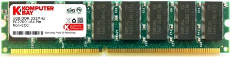 KOMPUTERBAY GB DDR DIMM PIN Mhz DDR PC Desktop Memory Personal Computers
