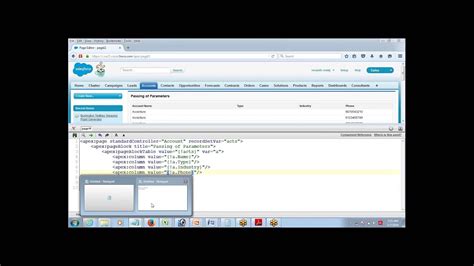 Passing Parameters In Visualforce And Accessing Visualforce Pages