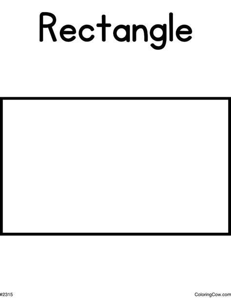 Rectangle Shape Coloring Page Free Printable Pdf En 2024