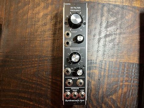 Synthesizers Com Q A State Variable Filter Black Reverb
