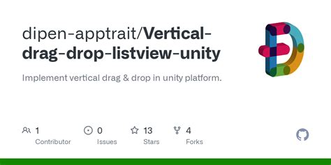 Github Dipen Apptraitvertical Drag Drop Listview Unity Implement