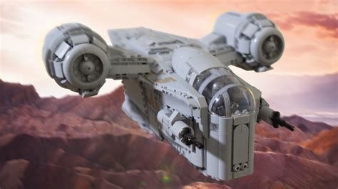 The Ultimate Lego Razor Crest With Retractable Landing Gear Youtube