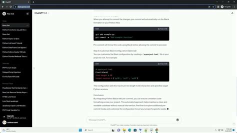Python Black Pre Commit Youtube