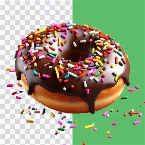 Premium Psd 3d Render Donut Premium Psd 8k Resolution