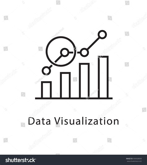 Data Visualization Vector Line Icon Stock Vector 595928939 Shutterstock
