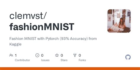 Github Clemvstfashionmnist Fashion Mnist With Pytorch 93 Accuracy