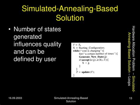 Ppt Simulated Annealing Based Solution Powerpoint Presentation Free Download Id7084153