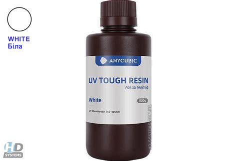 Anycubic UV Resin - Flexible Tough (White 0.5L) Біла (Фотополімерна ...