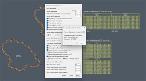 Rutina Lisp Para Etiquetado Completo De Parcelas Y Generación De Cuadros Con Datos Técnicos