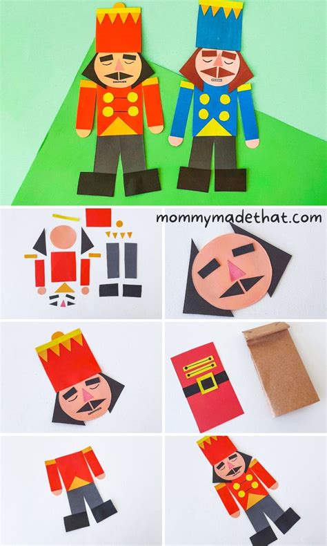 Paper Nutcracker Craft With Free Template
