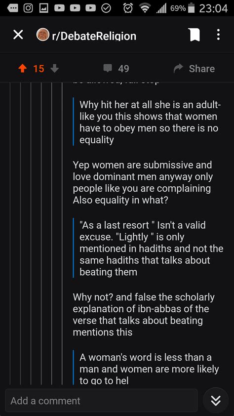 This One Said This And That All Women Who Don T Wanna Be Dominated Are A Mentally Ill Minority