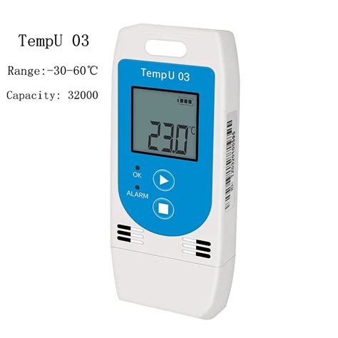 USB Temperature Humidity Data Logger With Points Recorder Capacity Reusable RH TEMP Data Logger