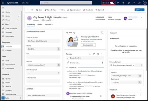 Dynamics 365 Crm Refreshed Look