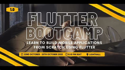 FLUTTER TUTORIAL FOR BEGINNERS For FREE LIVE CLASS YouTube