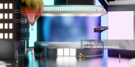 메타 버스 세계 Vr 안경 Vr 카메라 가상 세계 도시와 사람들의 3d 일러스트의 가상 세계에서 아바타 가상현실에 대한 스톡 사진 및 기타 이미지 Istock