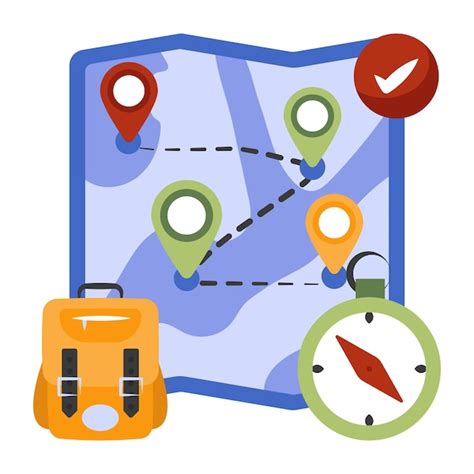 Premium Vector Modern Design Icon Of Map Premium Vector Modern Design Icon Of Map