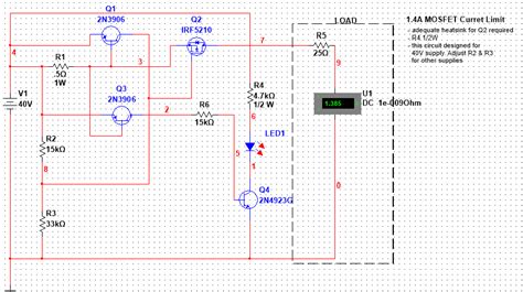 mosfet current limit circuit 59 off