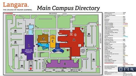 Langara College Langara College Map
