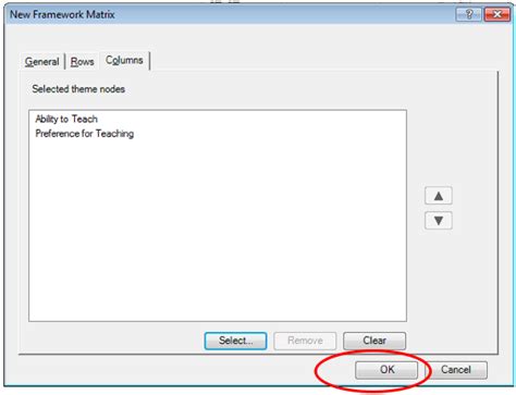 Result Summarisation Using Nvivoframework Matrices