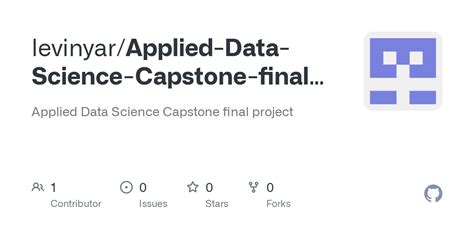 Github Levinyar Applied Data Science Capstone Final Project Applied Data Science Capstone