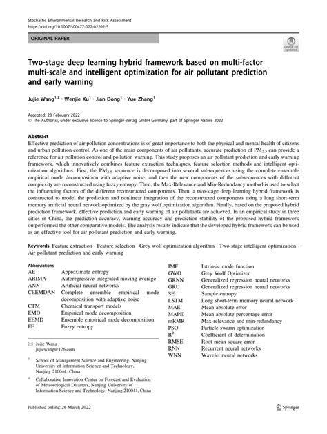 Pdf Two Stage Deep Learning Hybrid Framework Based On Multi Factor Multi Scale And Intelligent