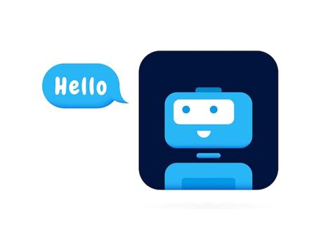 Premium Vector Chatbot Character Say Hello Cute 3d Bot Sign Chat Bot