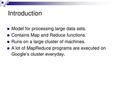 PPT MapReduce PowerPoint Presentation Free Download ID