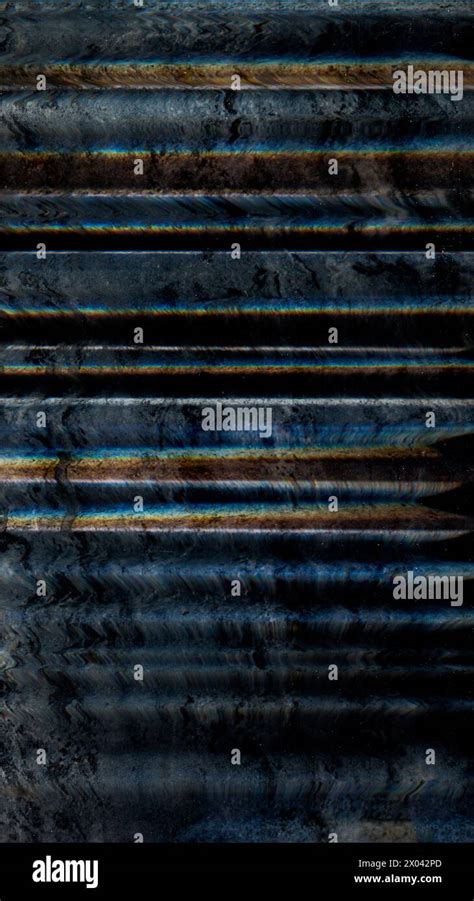 Color Distortion Glitch Effect Black Orange Color Grain Holographic Wave Blur Screen Line