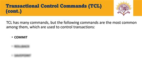 Solution Transaction Control Language Tcl And Er Diagram Studypool