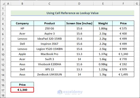 C Ch D Ng T Nh N Ng Lookup Vba Trong Excel