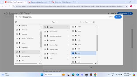 Solved I Have Date Field And Tag Field In Dialog Box I H Adobe Experience League
