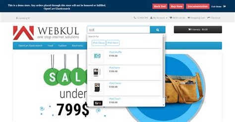 Opencart Elasticsearch Lucene Based Advanced Vendor Search Engine