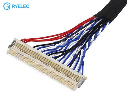 Electronics Wiring Loom Lvds Lcd Connector Fi X30 Series To 30 Pin Dupont 2 0mm Pitch Cable