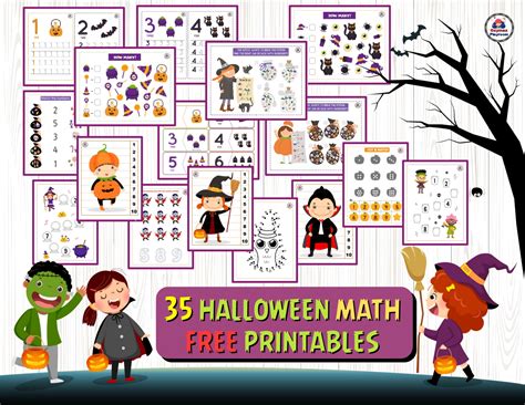 35 Free Halloween Math Printables