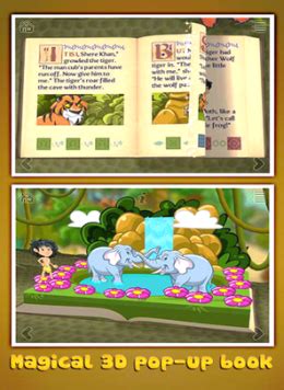 App Went Free The Jungle Book With 3d Interactive Pop Ups