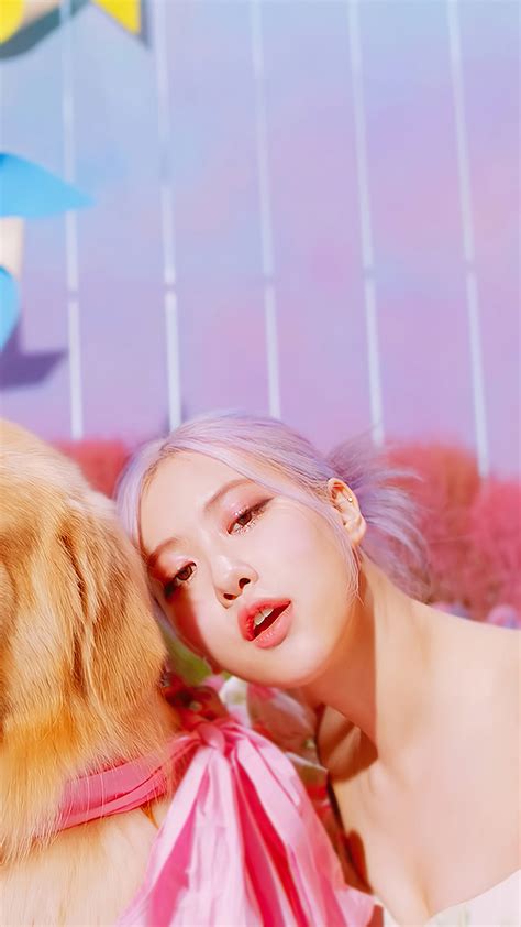 Rose Park Chae Young Blackpink Kpop Girls Ice Cream Dog Hd Phone