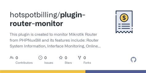 Github Hotspotbillingplugin Router Monitor This Plugin Is Created